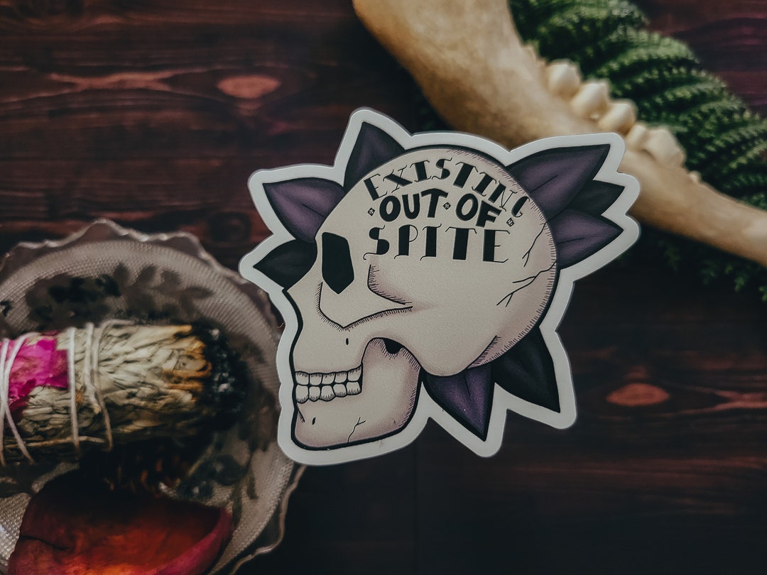MAGNET: Existing Out of Spite Magnet | Dark Humor Magnet | Depression ...