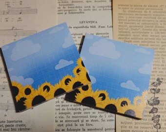 Sunflower Post It Notes - Etsy
