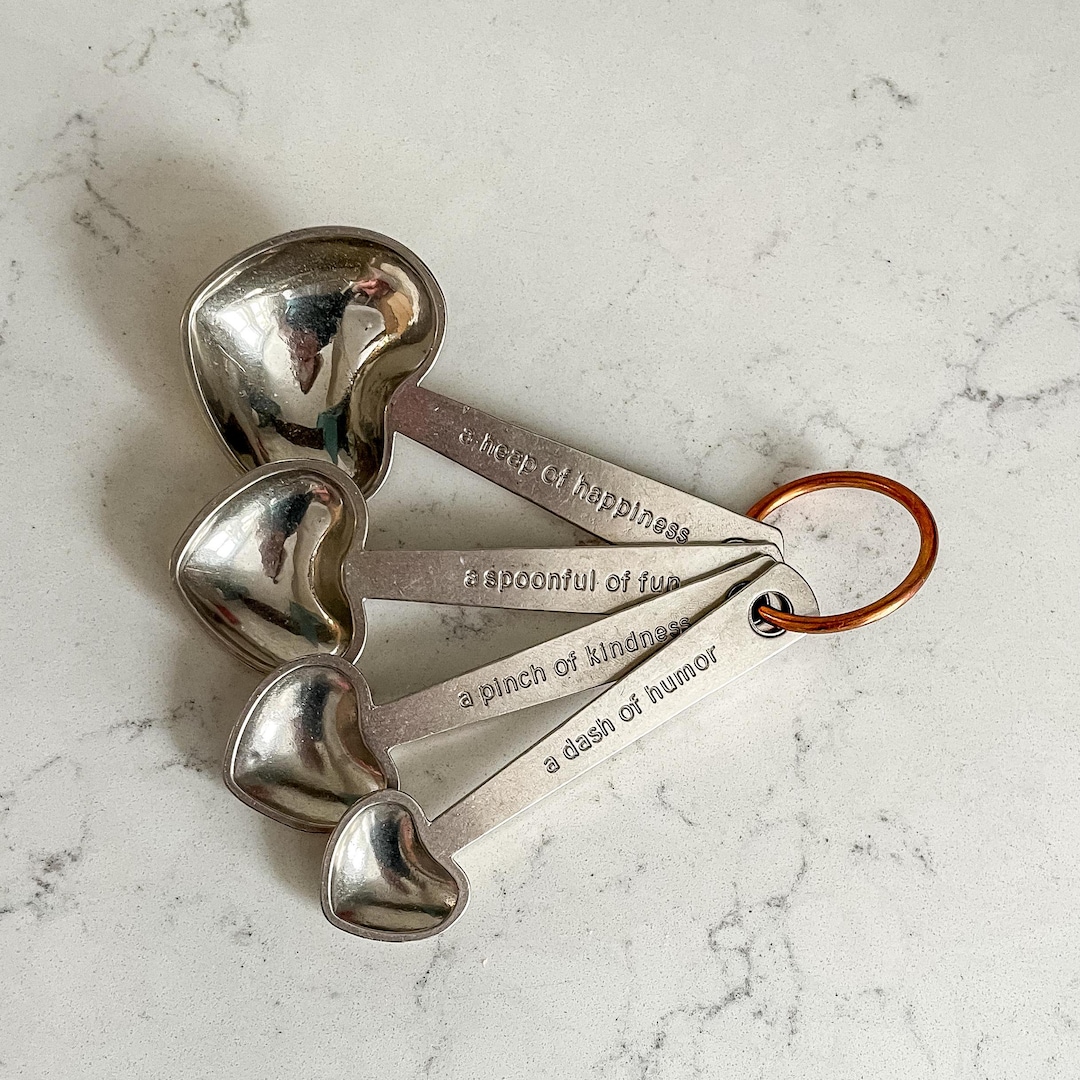 Heart Quotes Measuring Spoons : Build A Gift - Etsy