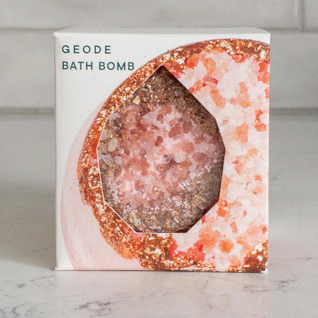 Geode Crystal Bath Bomb, Build A Gift Set - Etsy