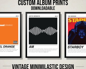 Custom Music Album Wall Poster Vintage Personalized Poster - Etsy