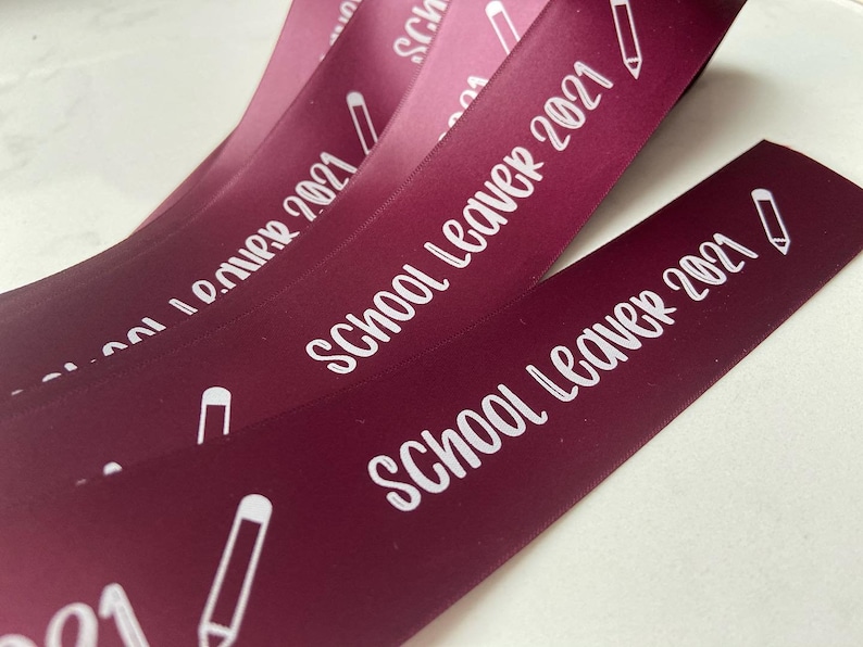 Personalised 38mm Ribbon Personalised Satin Ribbon Gift | Etsy UK