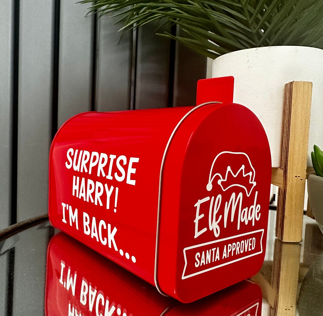 Personalised Elf Arrival Post Box: Christmas Novelty Gift - Etsy UK