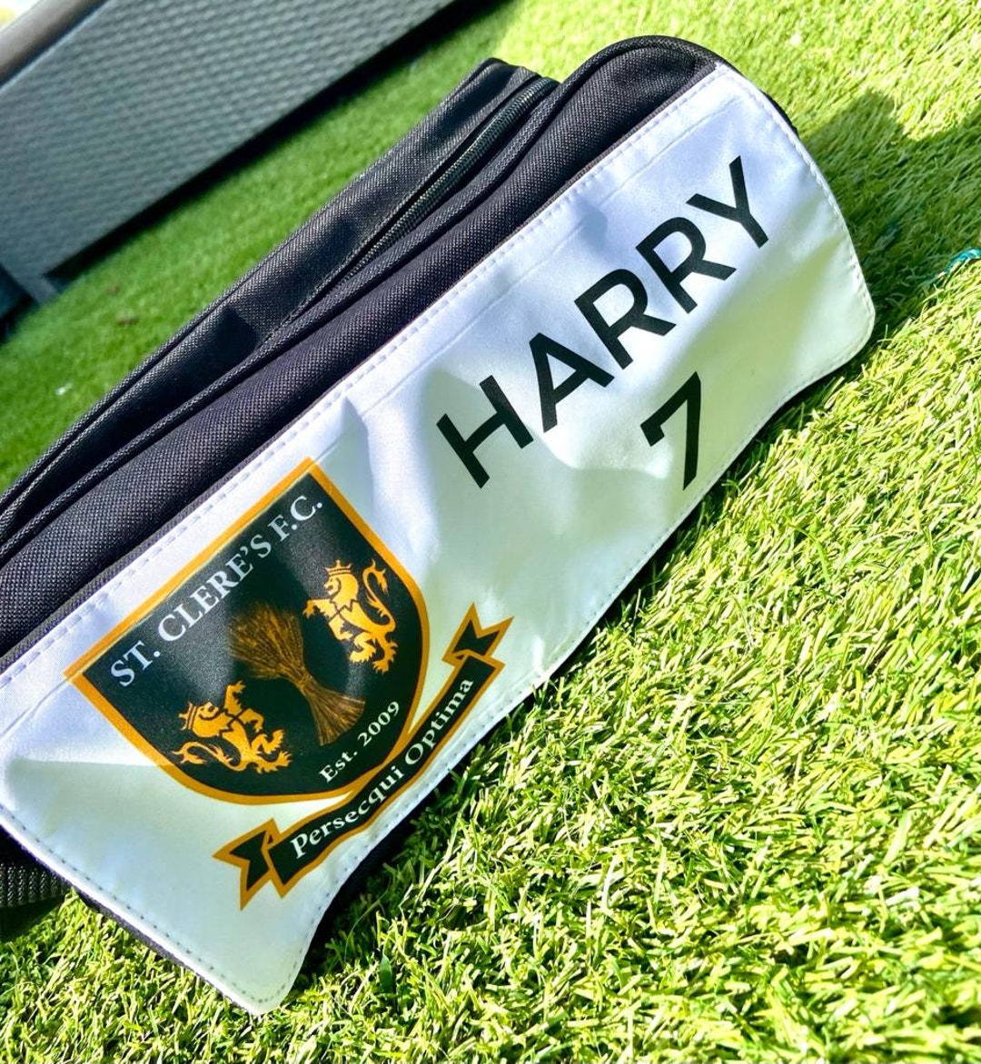 Personalised Football Boot Bag: Team Logo Sports Bag - Etsy UK
