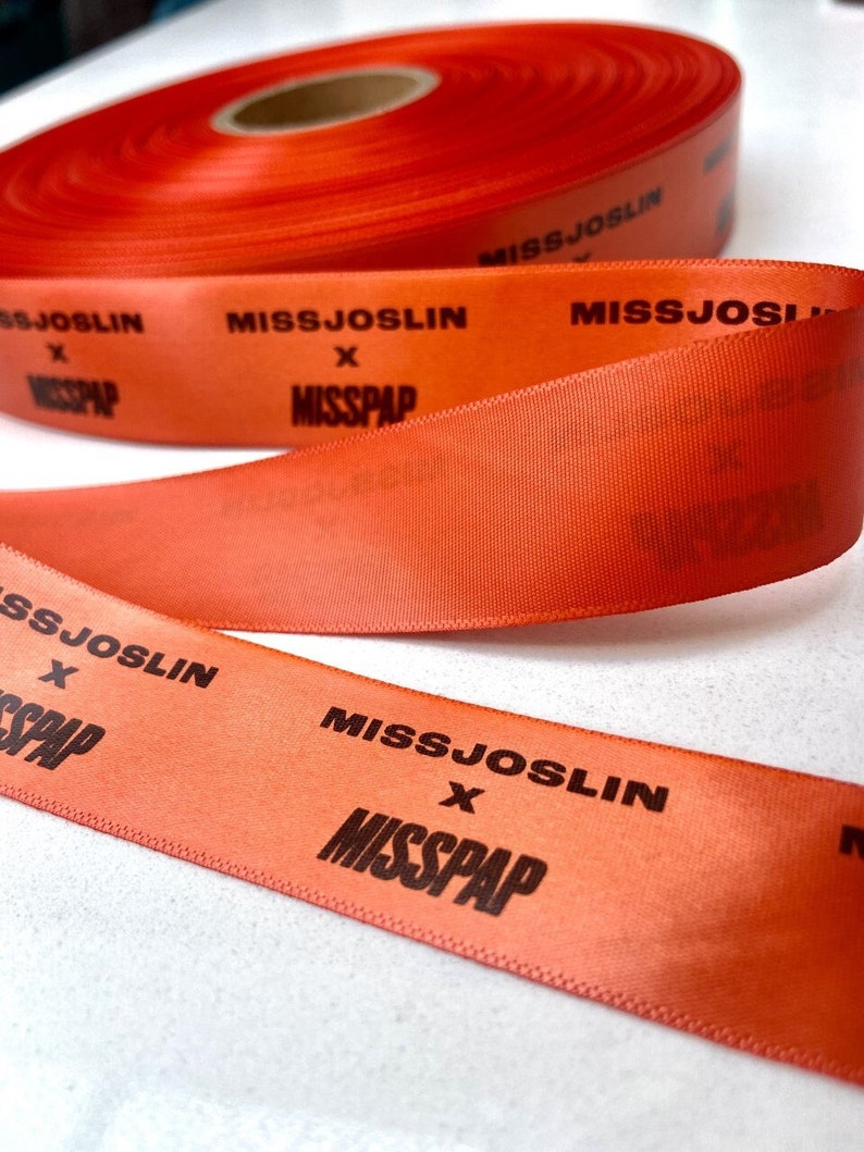 Personalised 25mm Ribbon Personalised Satin Ribbon Gift - Etsy