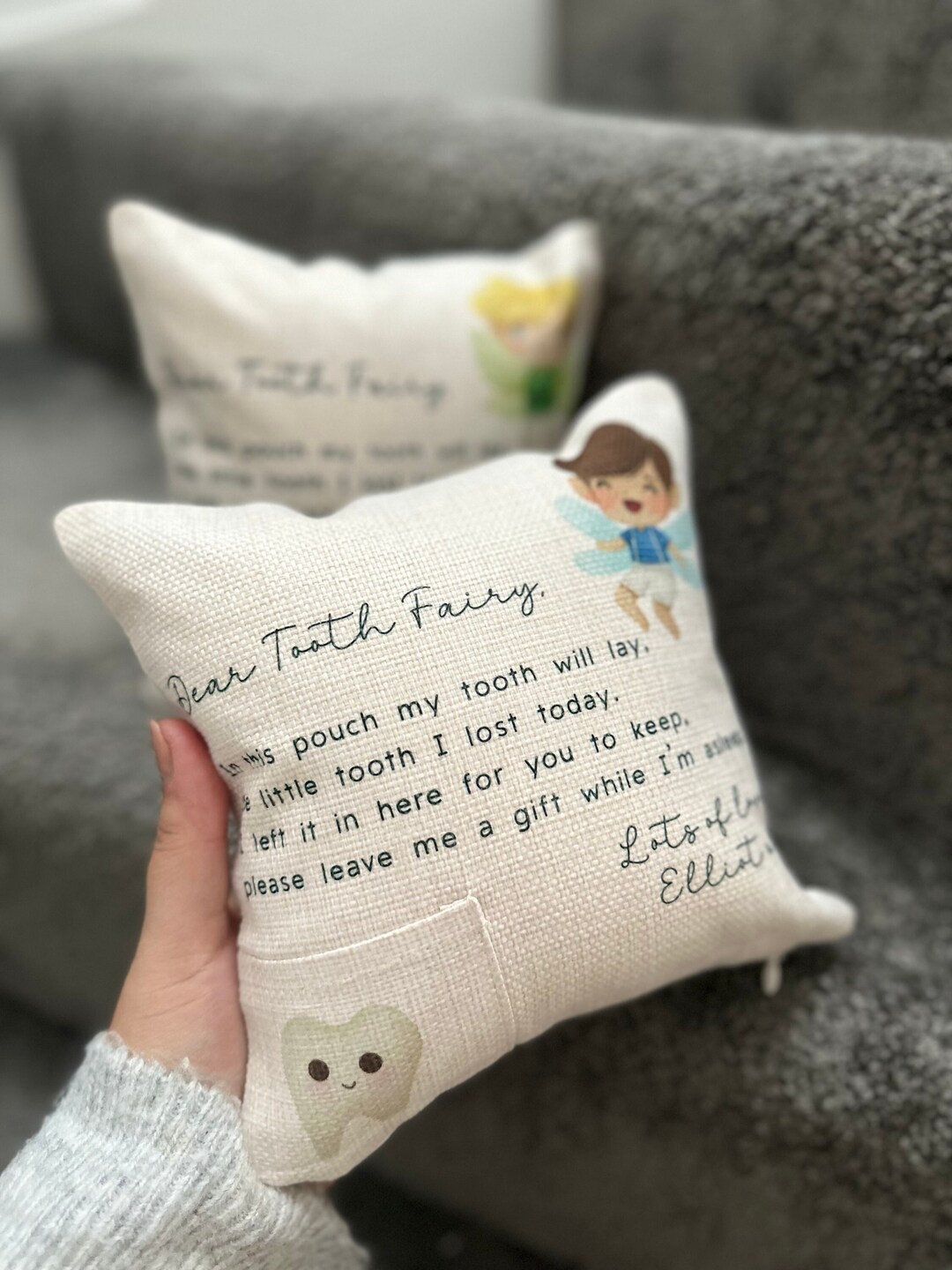 Tooth Fairy Pouch Pillow 10 Characters to Choose From Tooth Fairy ...