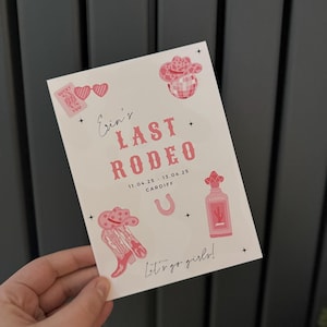Custom Hen Itineraries - Last Rodeo Theme | Hen Weekend Itinerary | Hen ...