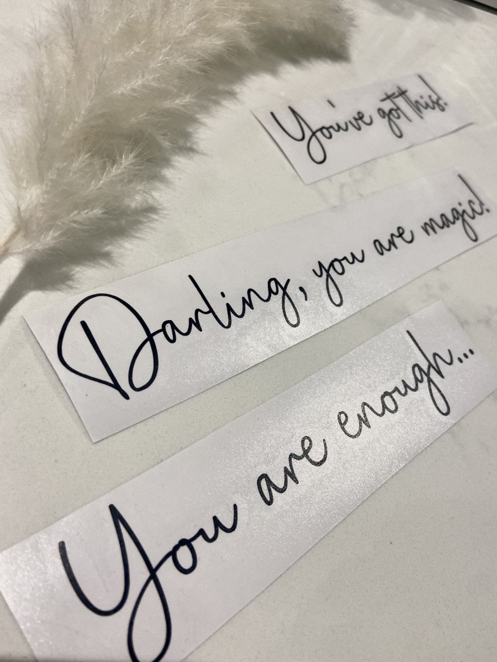 Motivational Self Love Labels Decals Perfect for Mirrors - Etsy UK