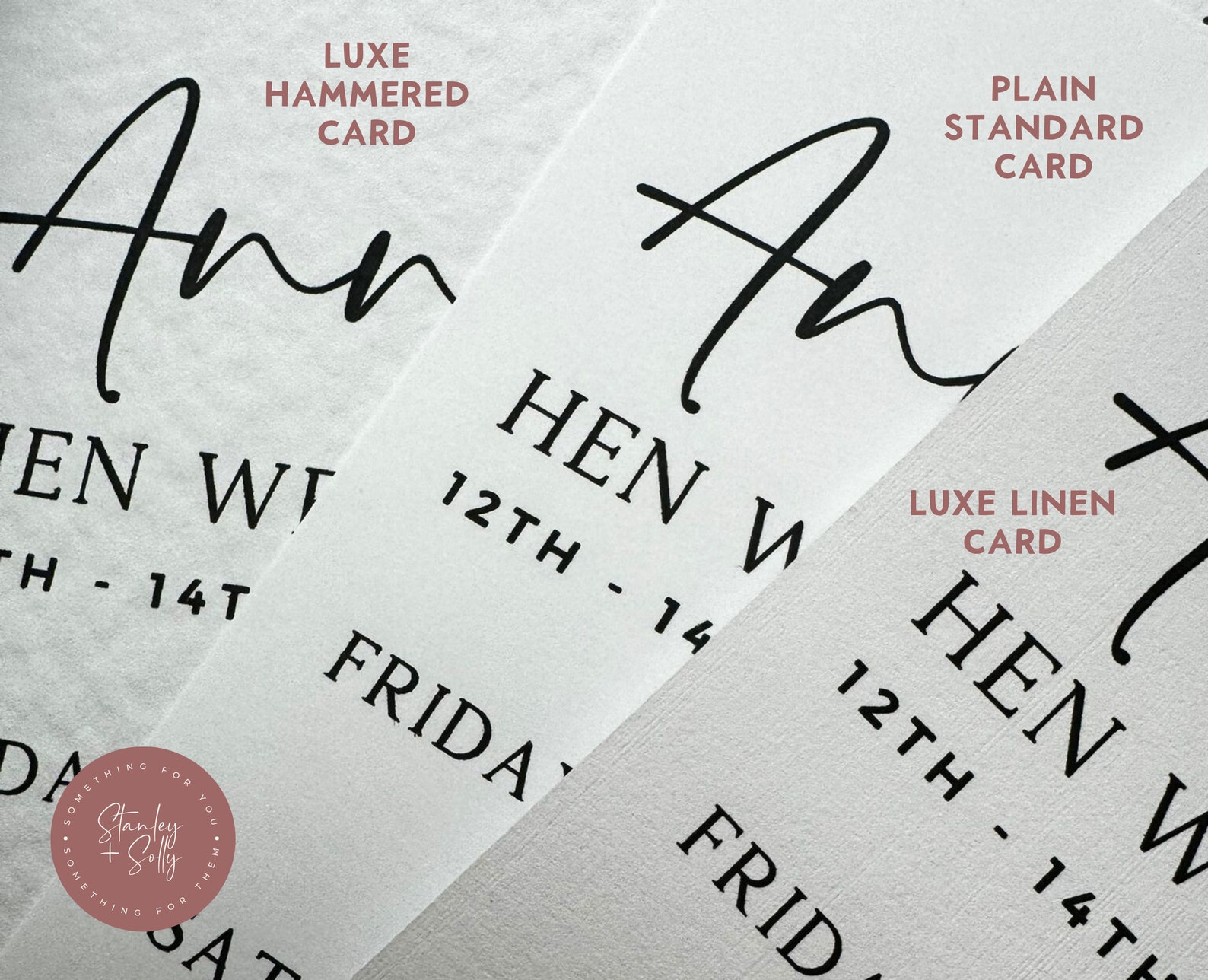 Custom Hen Weekend Itinerary: UK Made, 5x7 Card - Etsy UK