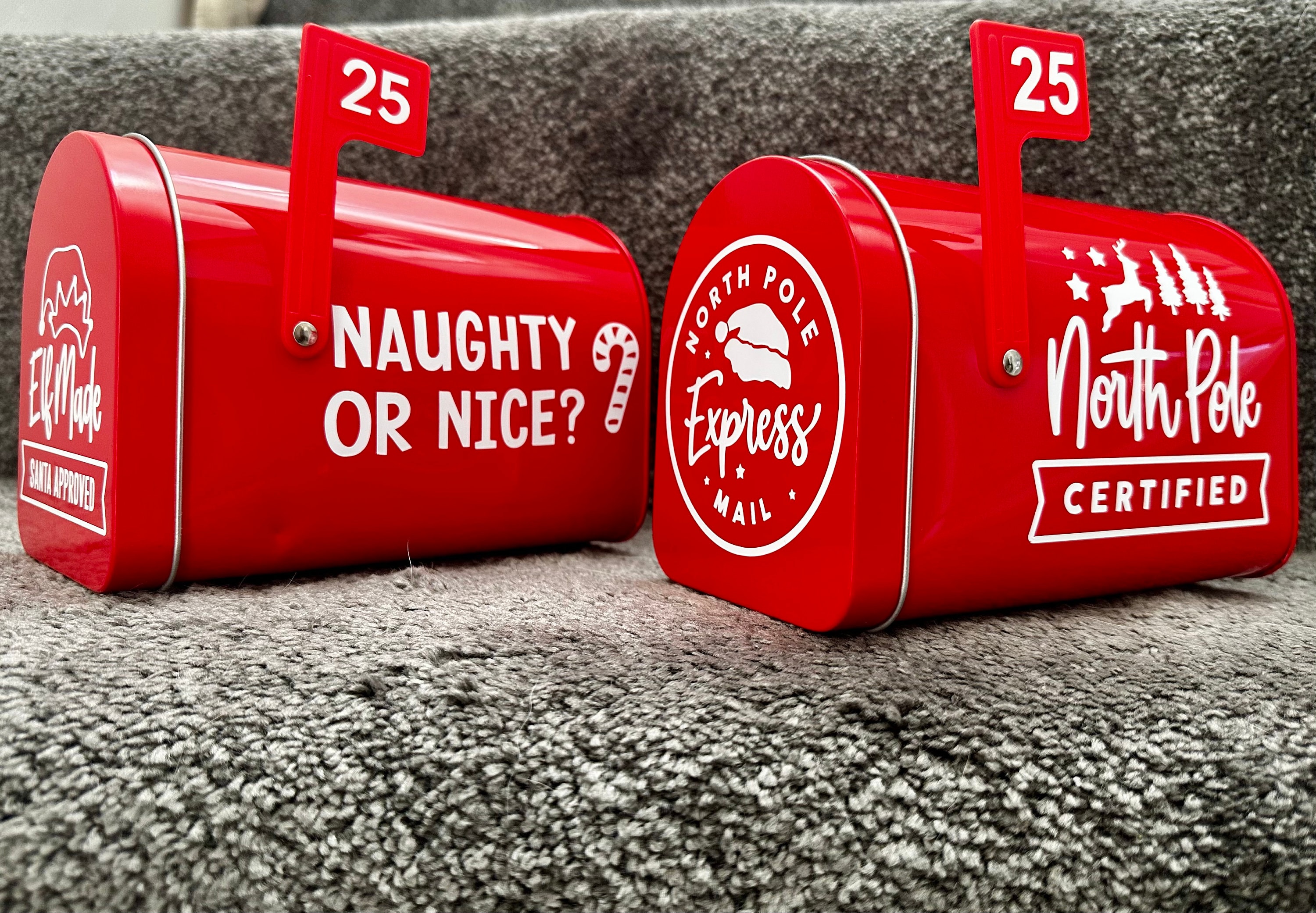 Personalised Christmas Letter to Santa Post Box: Red Novelty Gift - Etsy