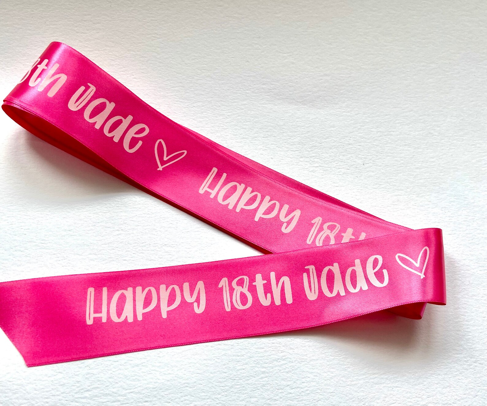 Personalised 38mm Ribbon Personalised Satin Ribbon Gift | Etsy UK