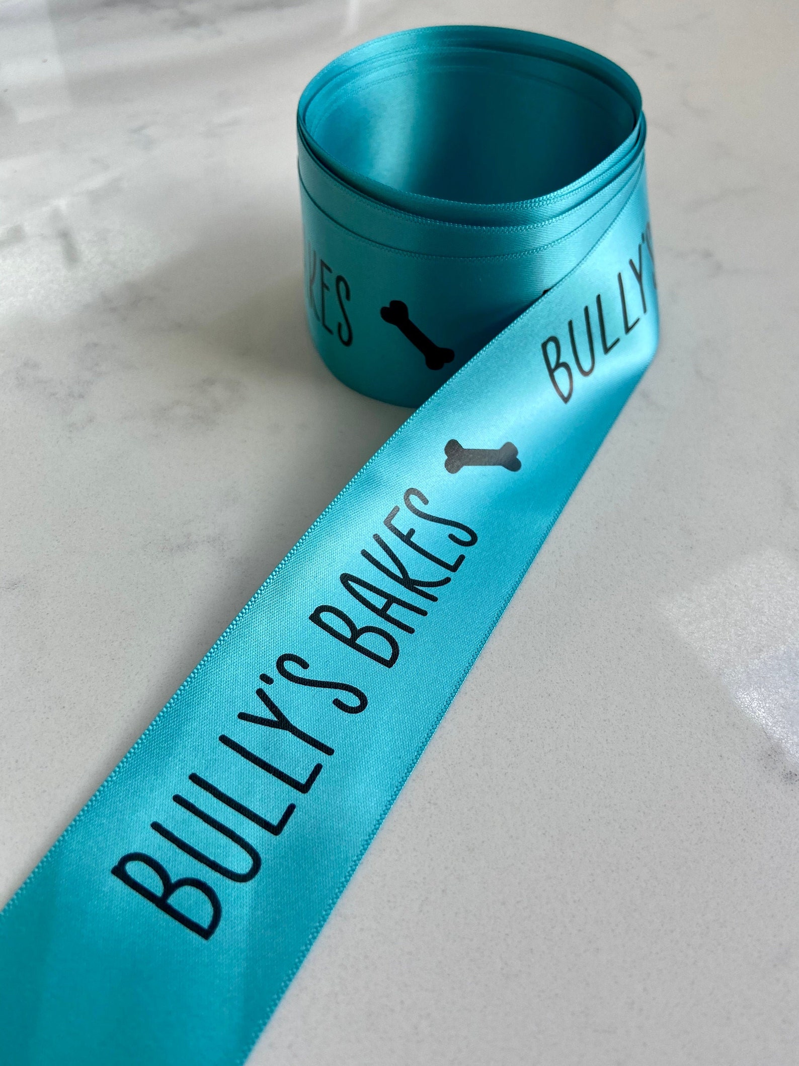 Personalised 38mm Ribbon Personalised Satin Ribbon Gift | Etsy UK