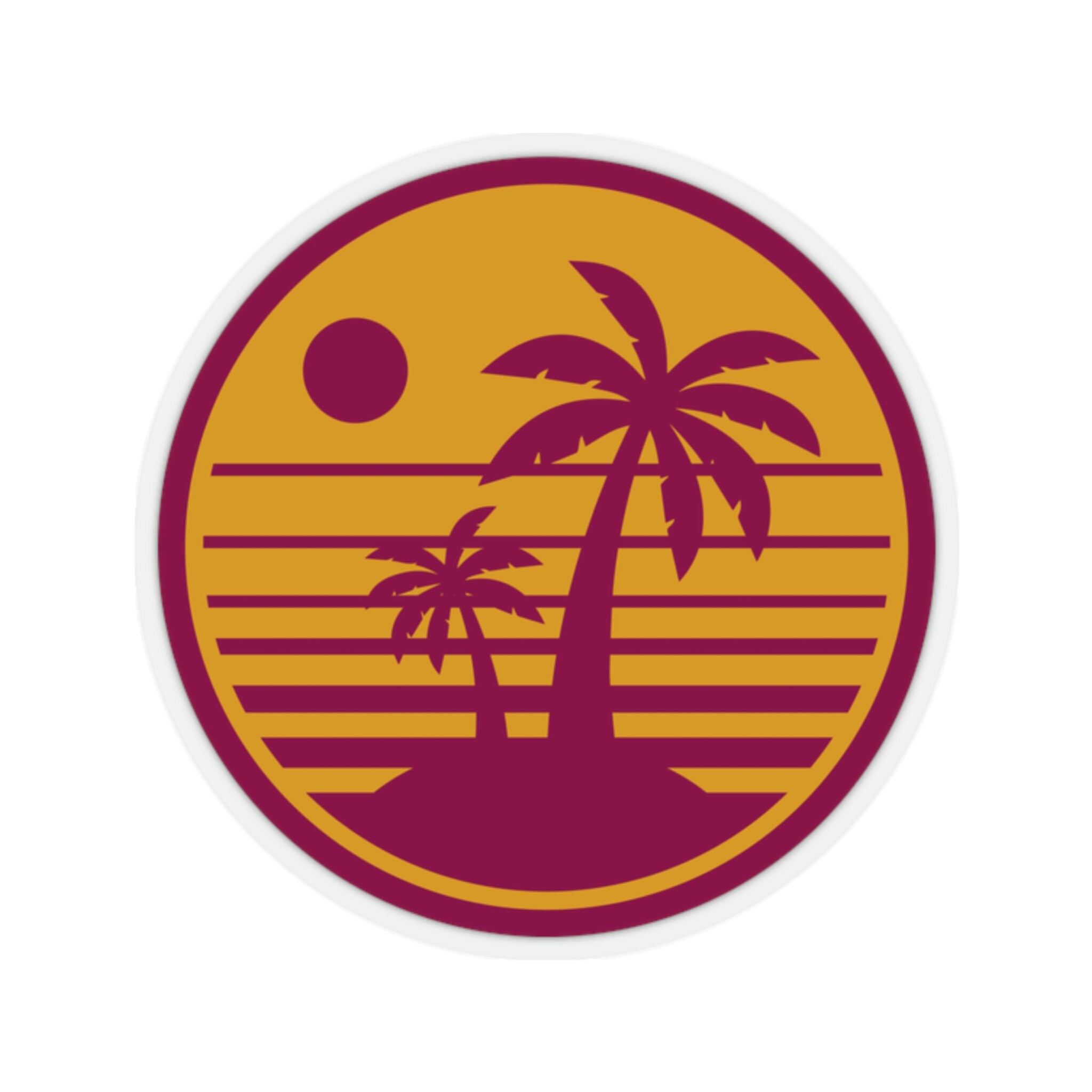 Sunset Outer Banks Beach Inspired Sticker, Fun & Trendy Outer Banks Die ...