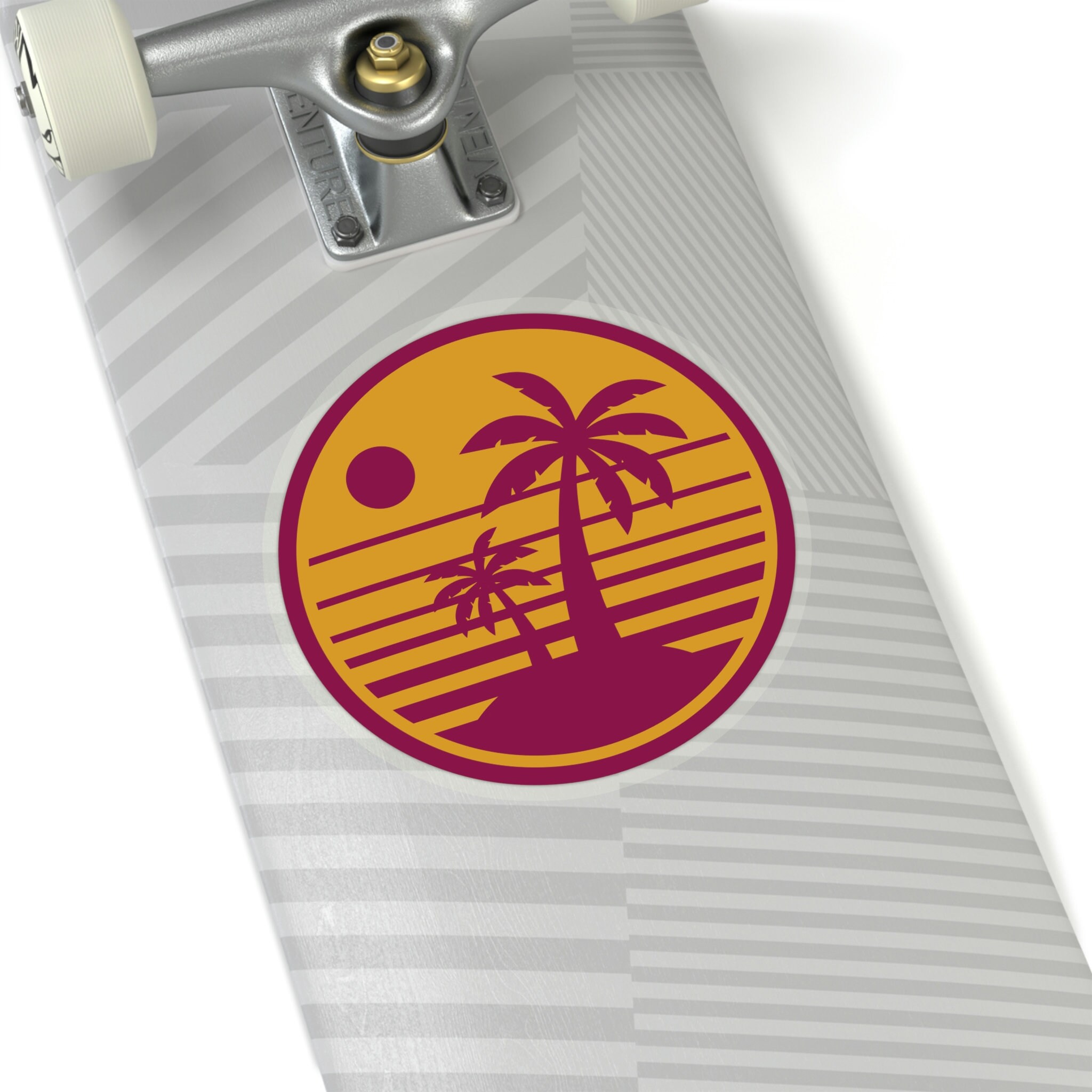 Sunset Outer Banks Beach Inspired Sticker, Fun & Trendy Outer Banks Die ...