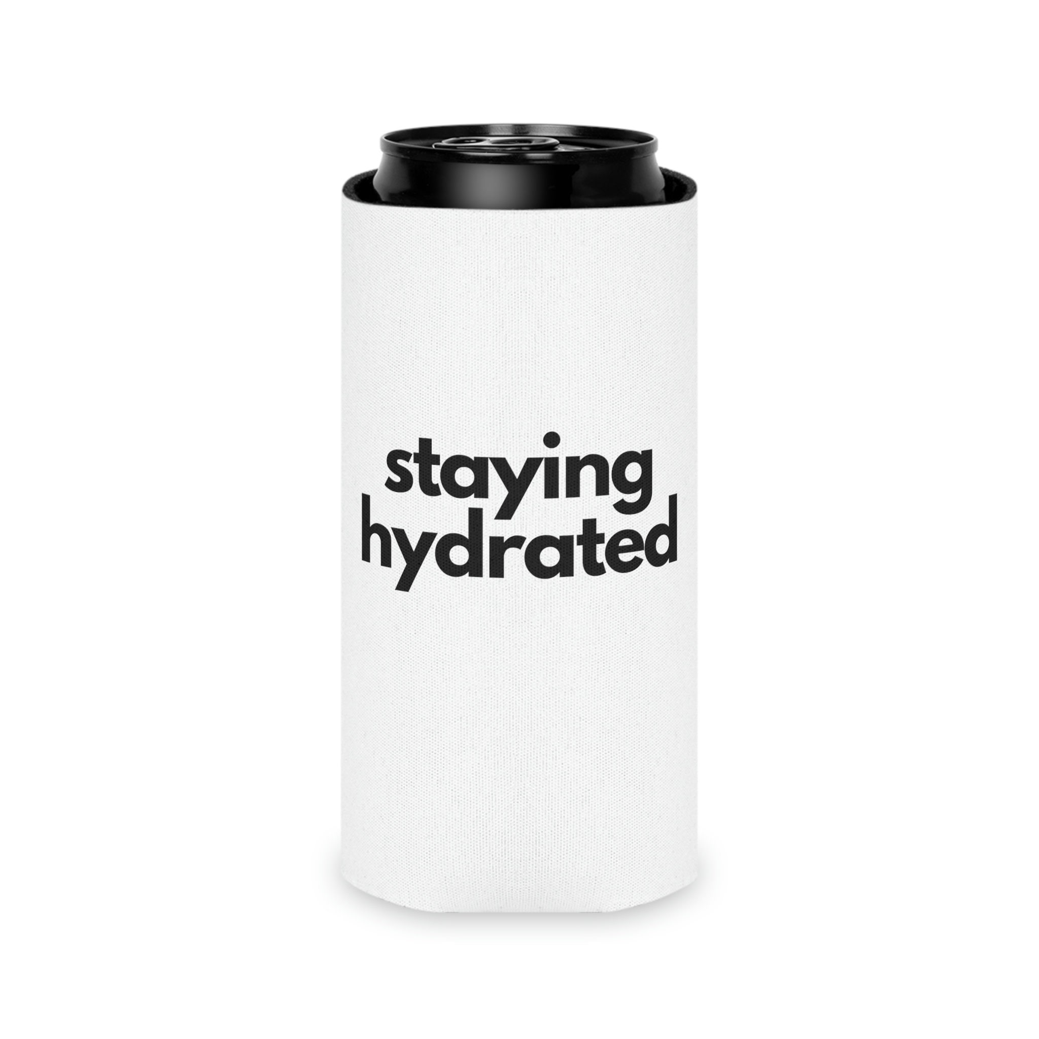 Staying Hydrated Beer Seltzer Soda Koozie, Funny Can Cooler, Boat Beach ...