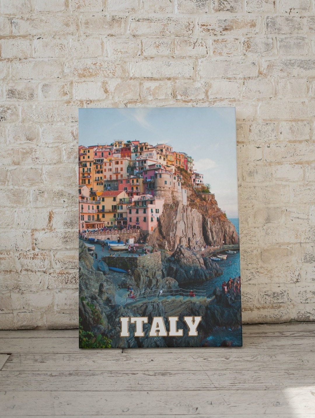 Italy Canvas Wall Art Travel Poster, Printed Top-quality Canvas Art ...