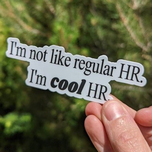 HR Sticker Human Resources Funny Hr Sticker Cute Sticker - Etsy