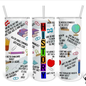 History Puns Tumbler | History Jokes Cup | History Teacher Gift - Etsy