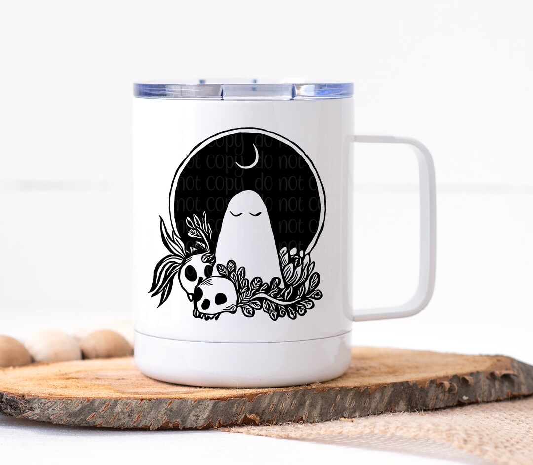 Halloween Coffee Mug Spooky Mug Fall Coffee Mug Ghost - Etsy