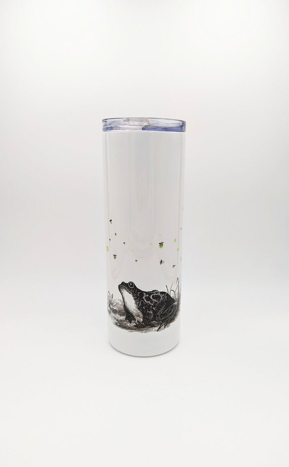 Frog Tumbler Cute Frog With Fireflies Cup Frog Gift - Etsy