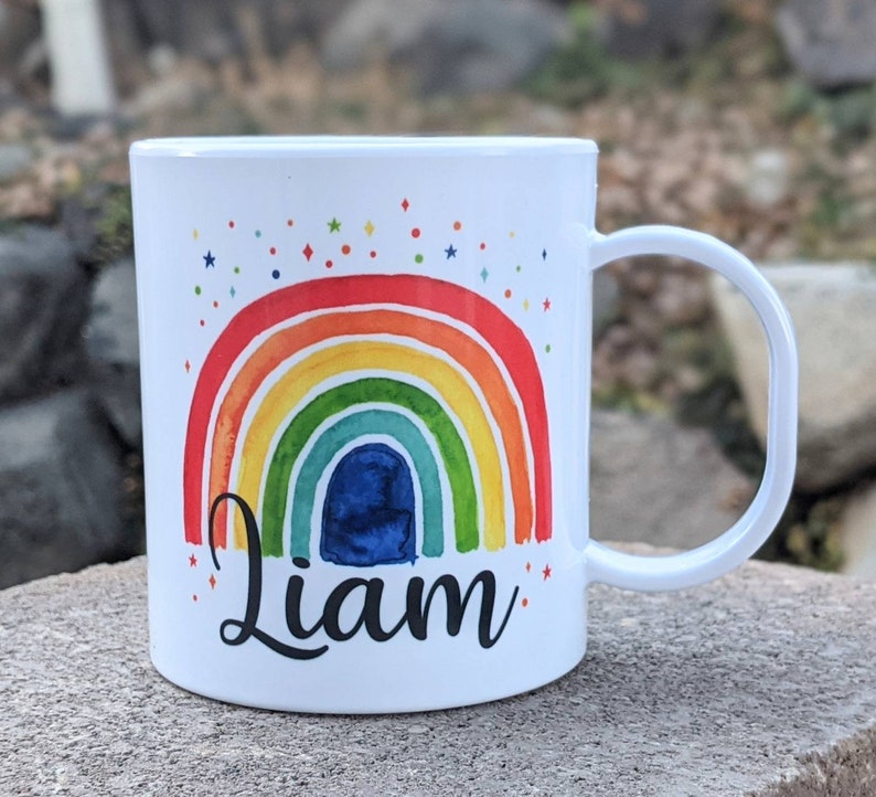 Plastic Mug for Kid Personalized Mug Child Unbreakable Mug - Etsy