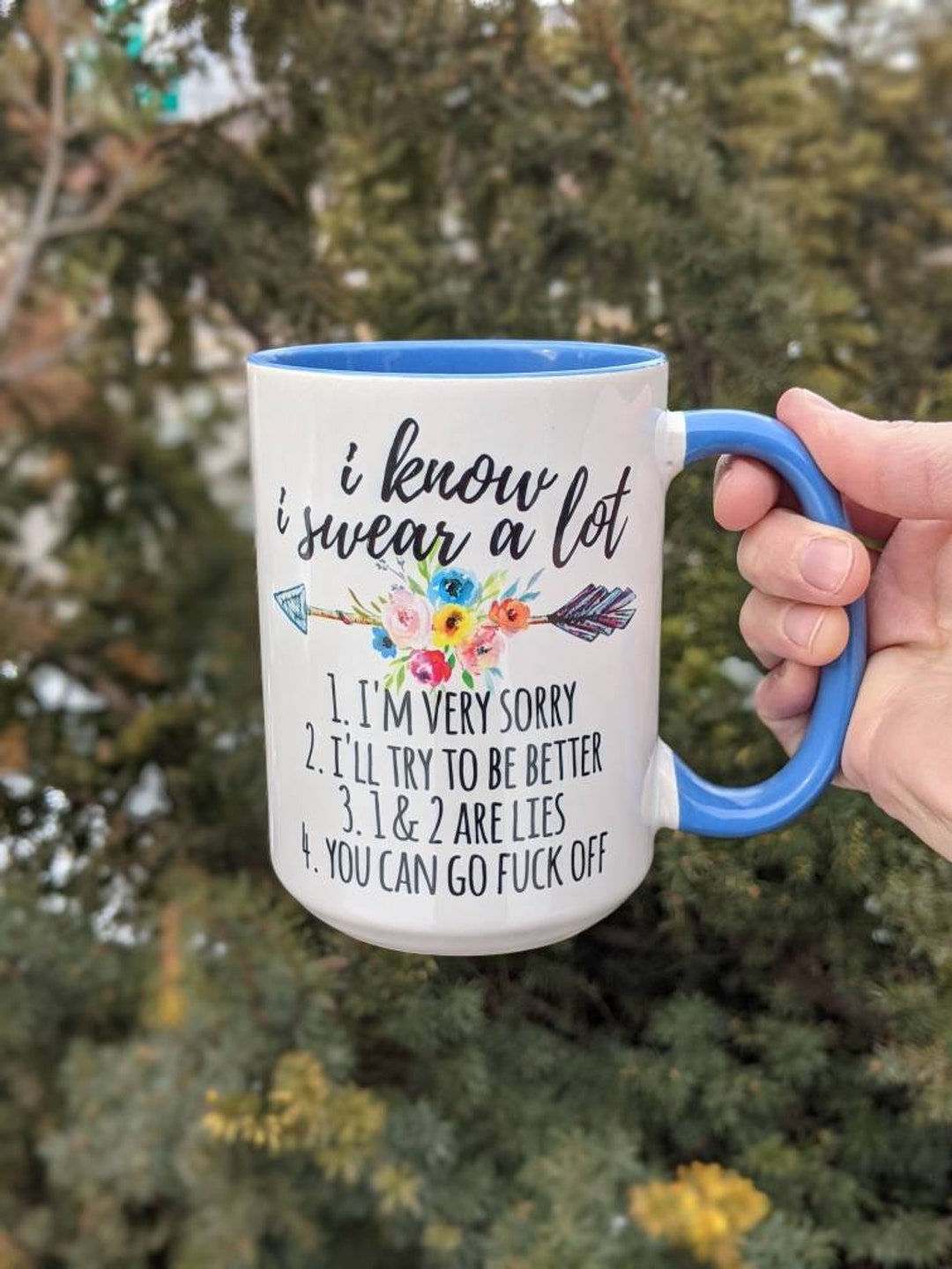 Funny Coffee Mug | Swearing Travel Mug | Birthday Gift Her ...