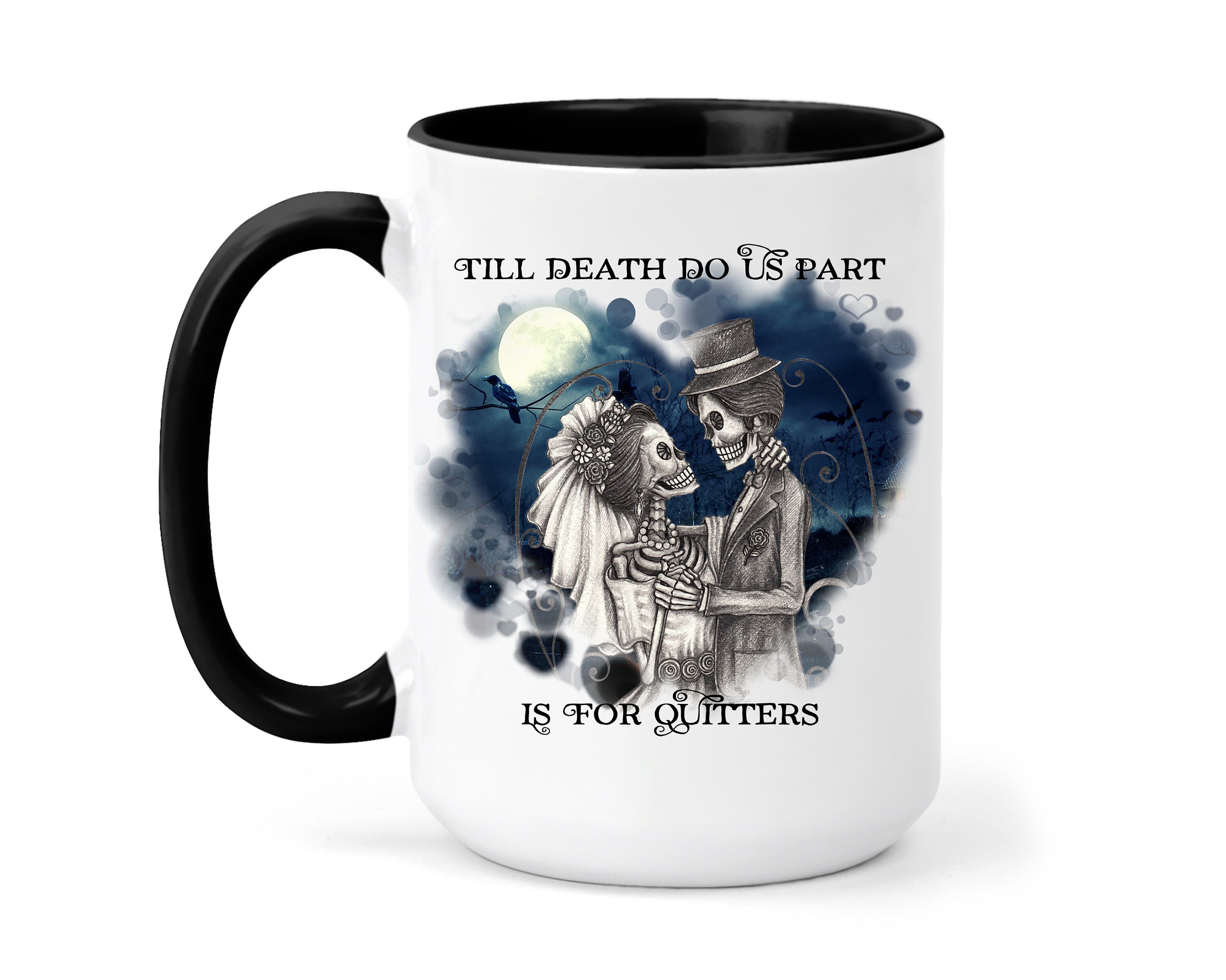 Goth Bride and Groom Cup Wedding Skeleton Cup Goth Wedding - Etsy