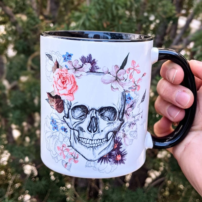 Skull Tea Cup - Etsy