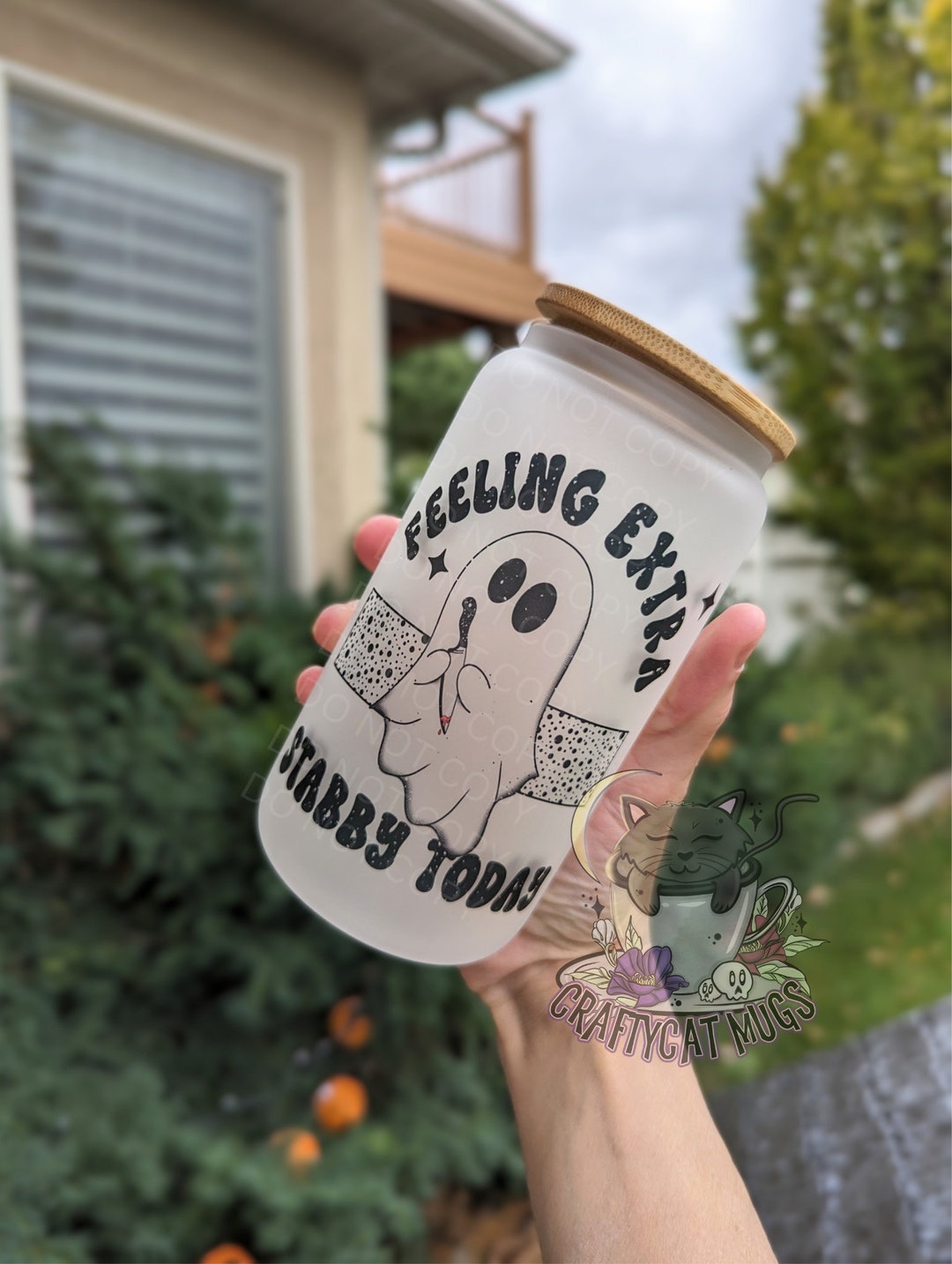 Cute Ghost Glass Cup | Spooky Ghost Cup | Halloween Cup - Etsy