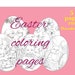 Easter Coloring Pages - Etsy