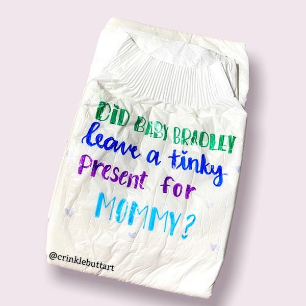 ABDL Adult Baby Diaper, big Babies Belong in Diapers - Etsy