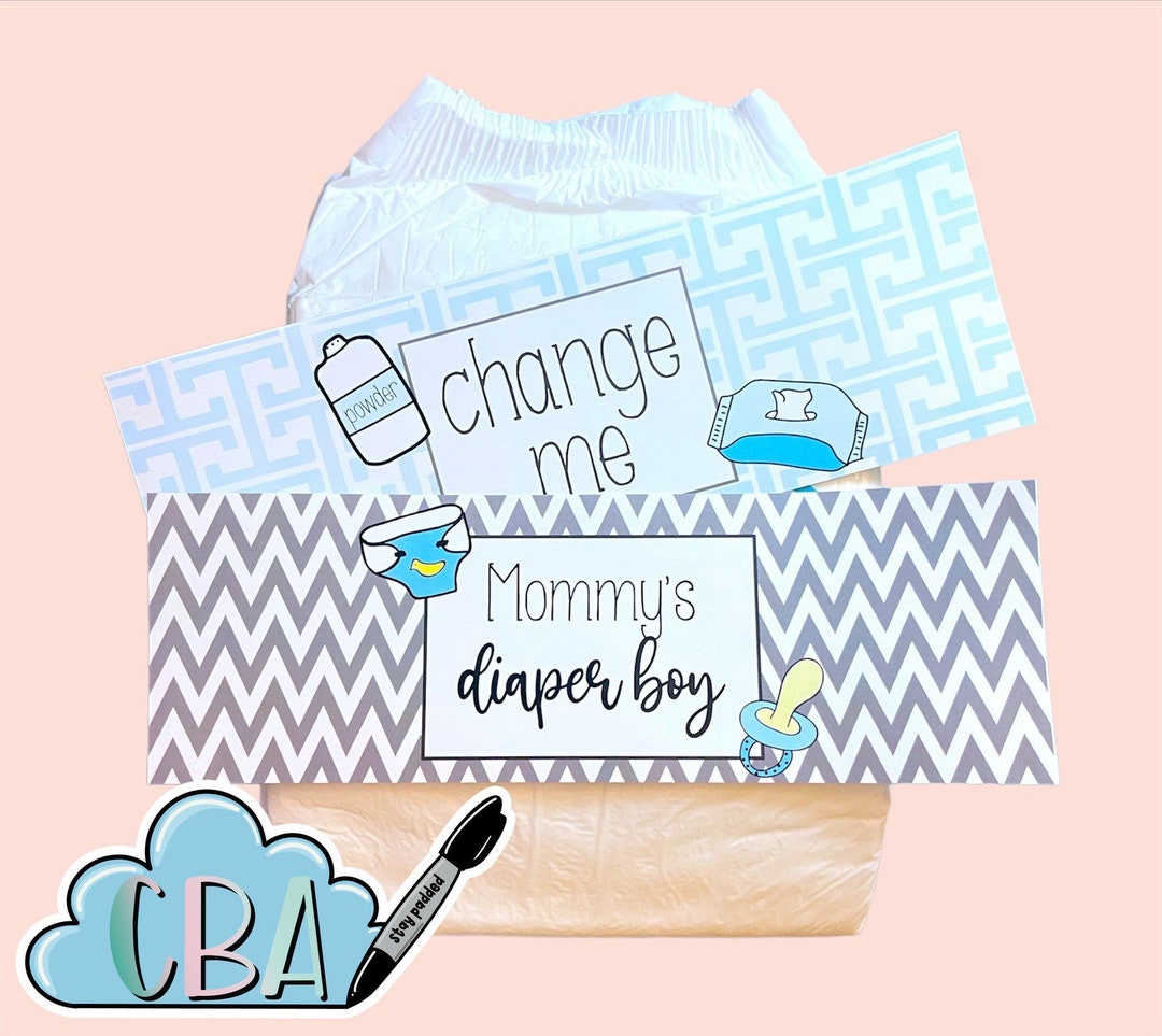 Set Of 5 Abdl Diaper Tapes Mommy Reys Humiliation Set Etsy
