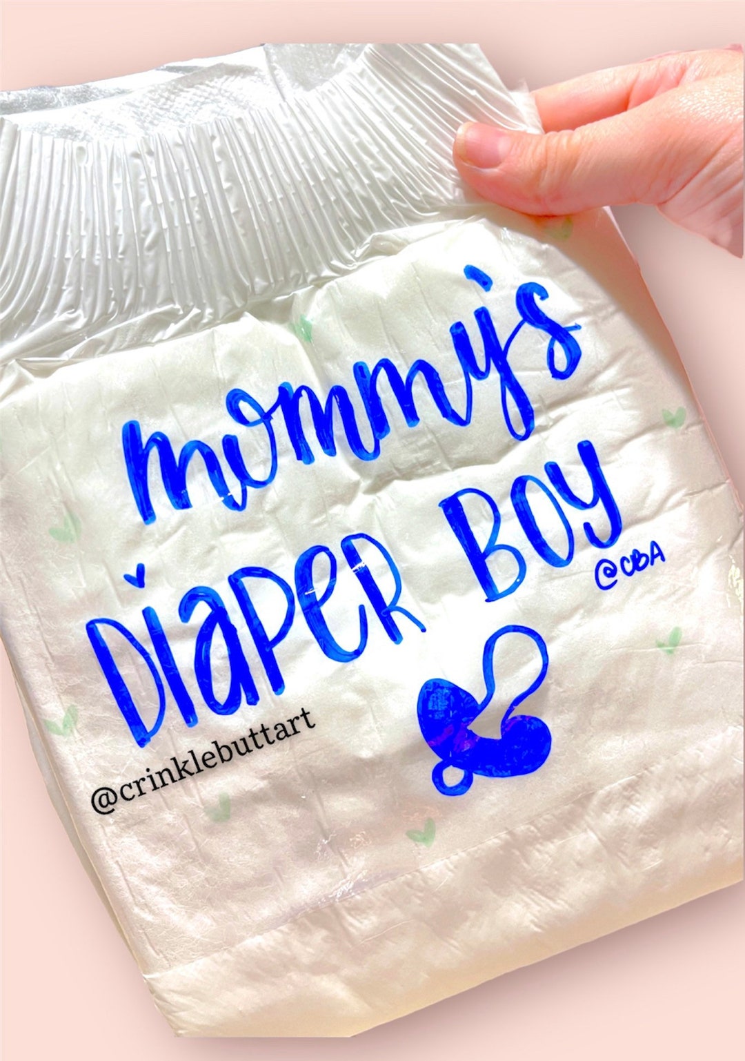 ABDL Adult Baby Diaper, "mommy's Diaper Boy" - Etsy