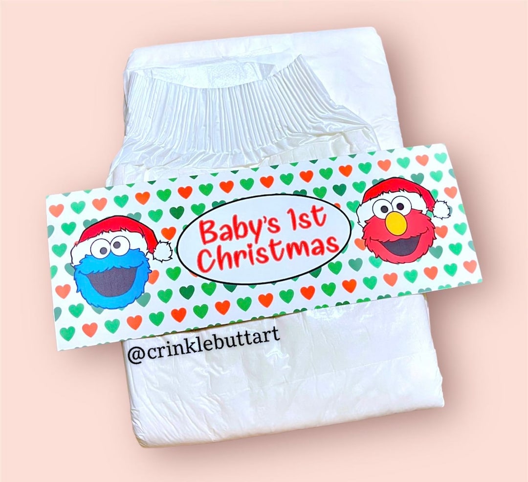 ABDL Christmas Diaper Tape "adult Baby’s First Christmas" - Etsy
