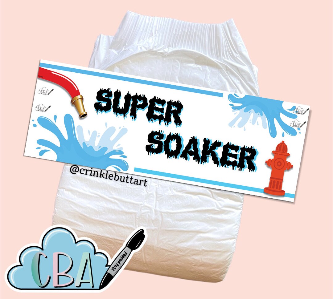 ABDL Diaper Tape “super Soaker” - Etsy