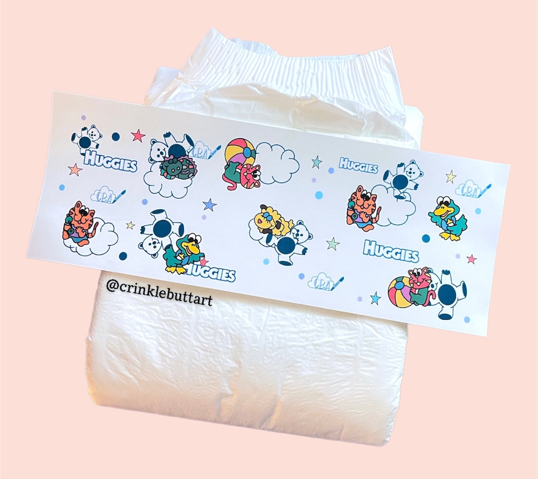 ABDL Clear Premium Diaper Tapes “vintage Animals & Clouds” - Etsy