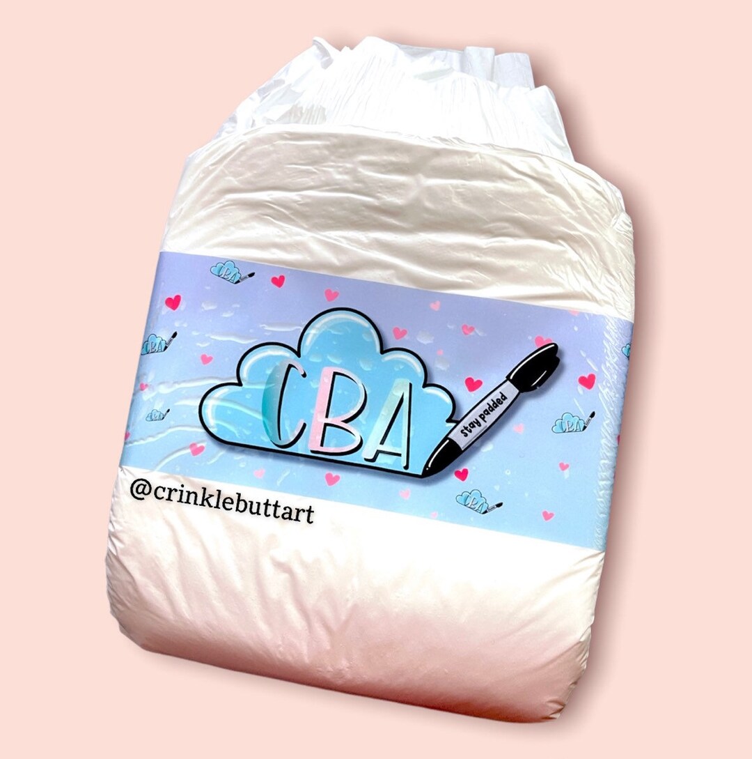 ABDL *CLEAR* Premium Diaper Tapes, "cba Logo Tape" - Etsy
