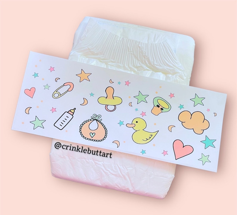 ABDL Adult Baby Diaper “baby Things” - Etsy Finland