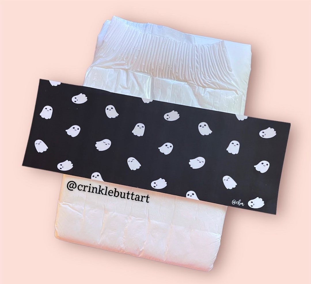 ABDL *CLEAR* Premium Diaper Tapes "cute Ghosts" ABDL Halloween - Etsy