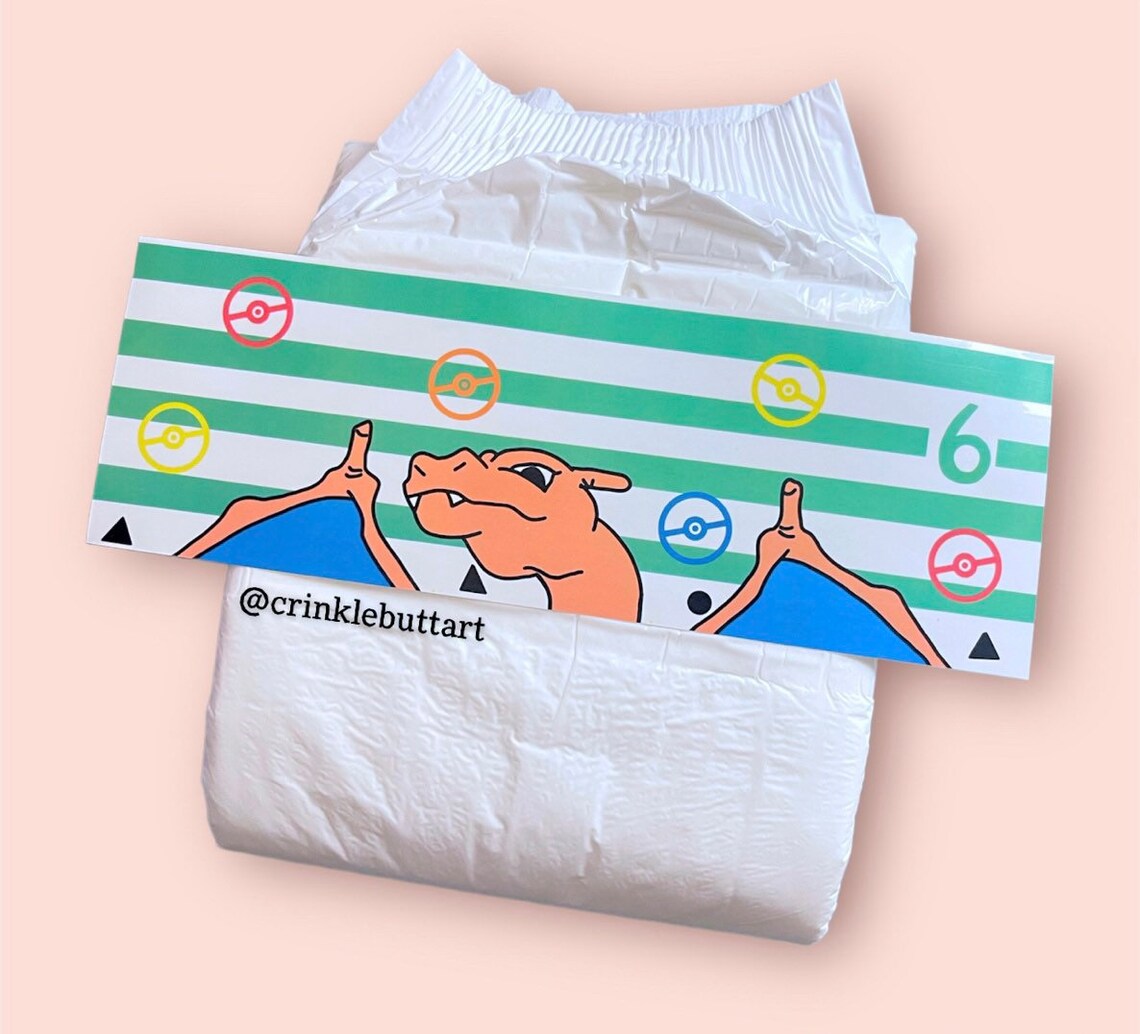 ABDL Clear Premium Diaper Tapes “vintage Charz” - Etsy