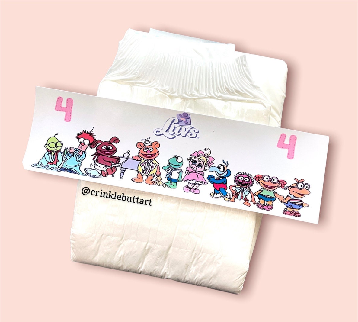 ABDL Diaper Tapes vintage 80s Babies ABDL Vintage Design - Etsy