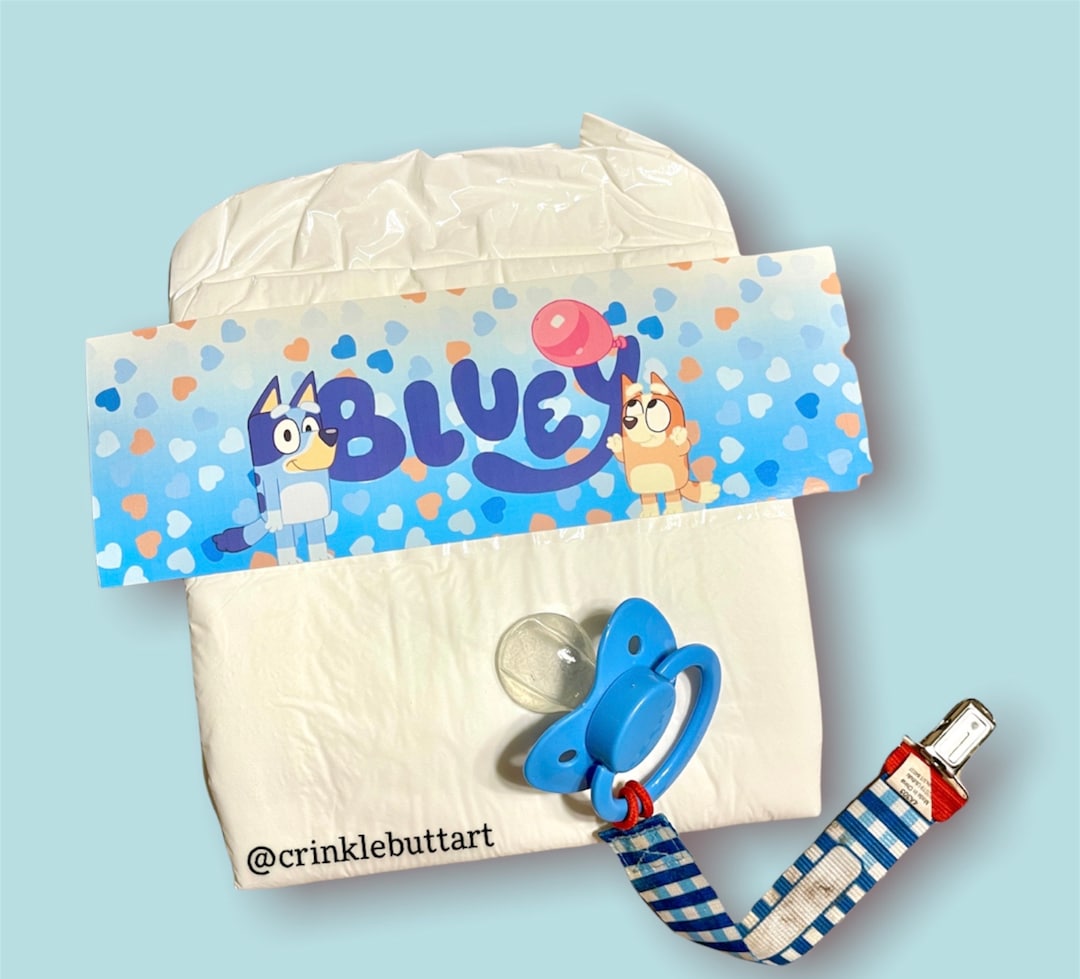 ABDL Clear Premium Diaper Tapes “bluey Pups” - Etsy