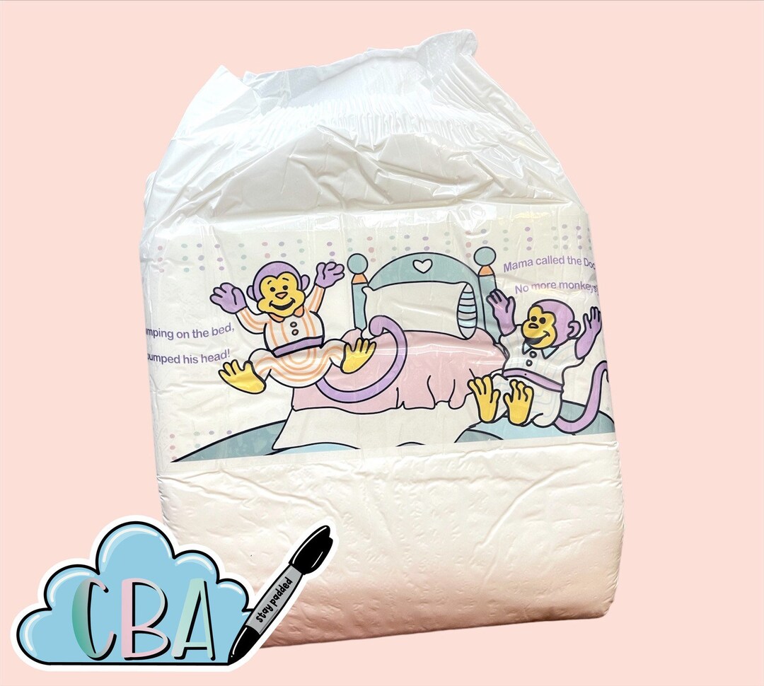 ABDL Clear Premium Diaper Tapes “vintage Nursery Rhymes” - Etsy
