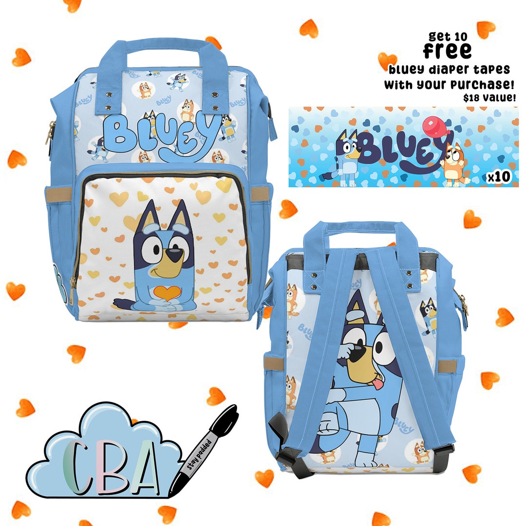 FREE STICKERS ABDL Bluey Diaper Bag Backpack - Etsy