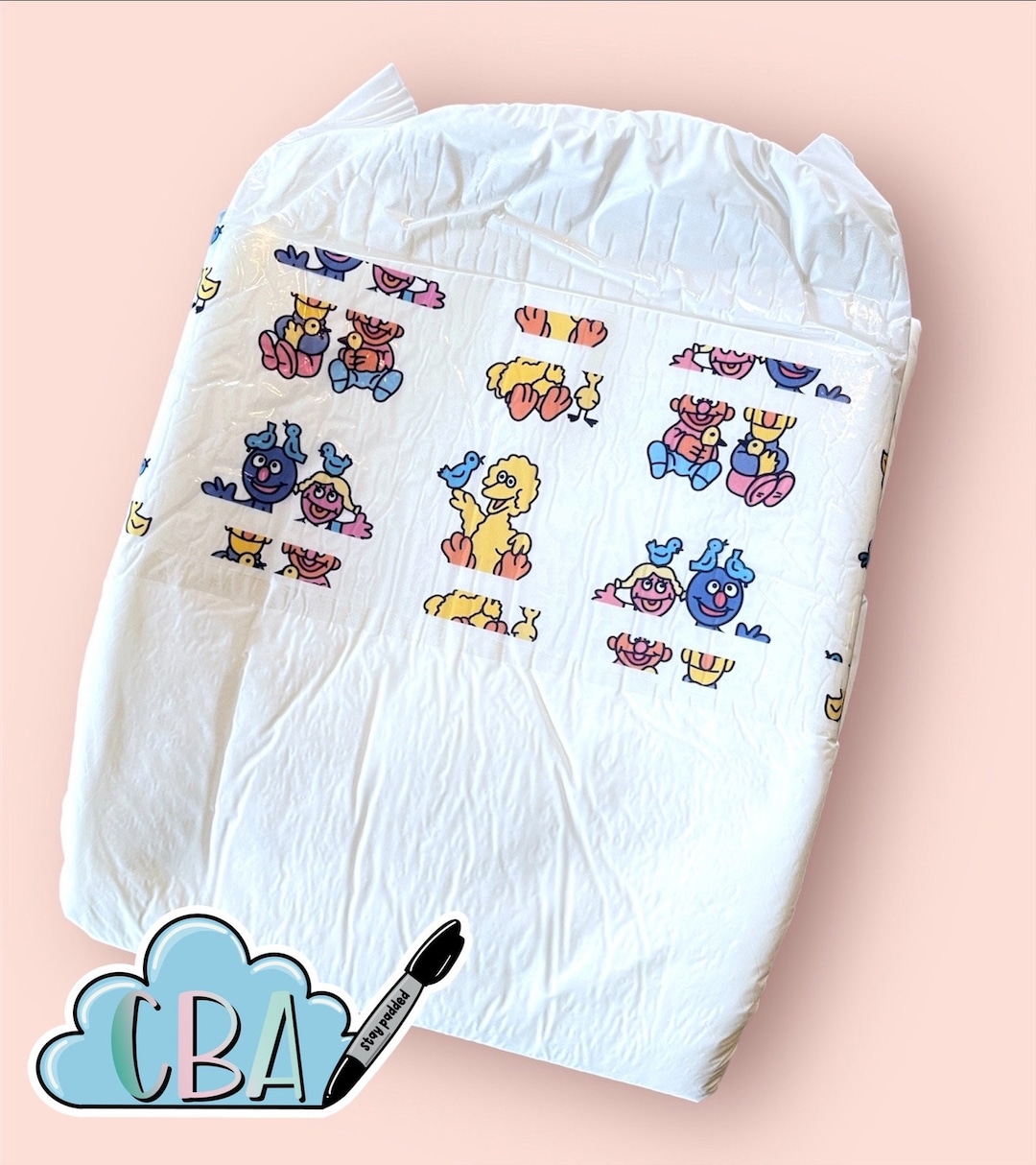 ABDL Clear Premium Diaper Tapes “vintage S.S With Birds” - Etsy