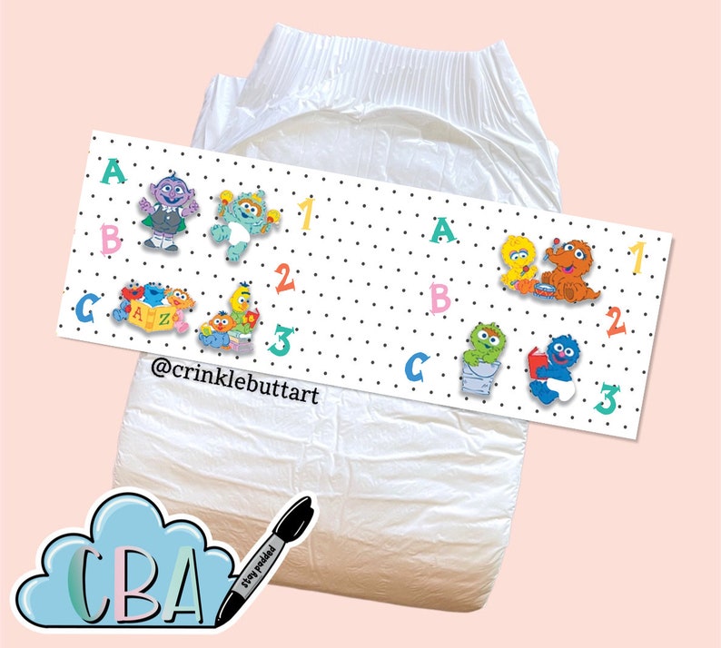 ABDL Clear Premium Diaper Tapes “ABC Babies” - Etsy