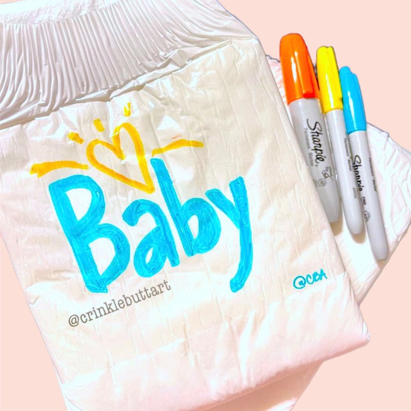 Pooping Diaper Abdl - Etsy