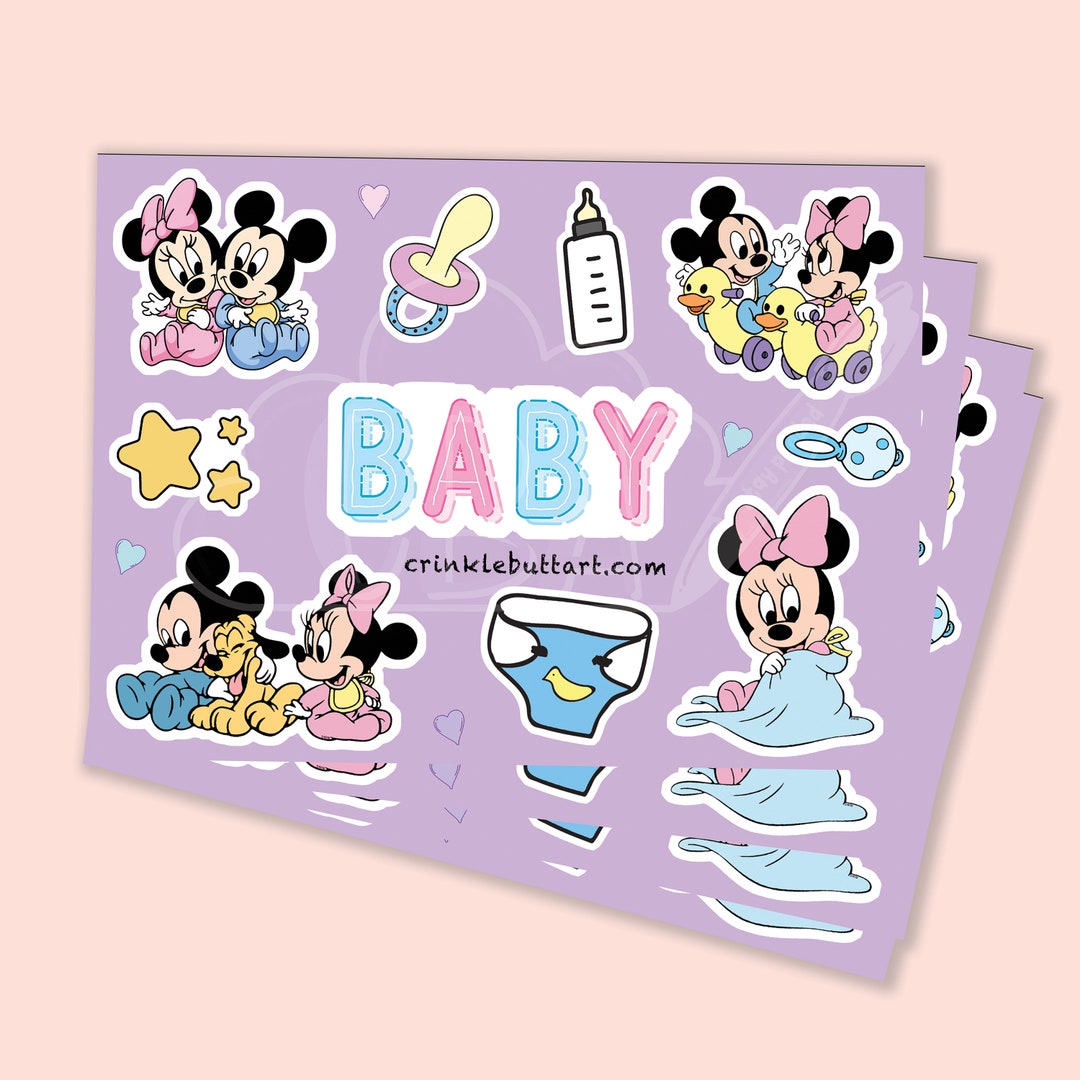 ABDL XL Sticker Sheet, Adult Stickers, Cute Diaper Decorations “baby XL ...