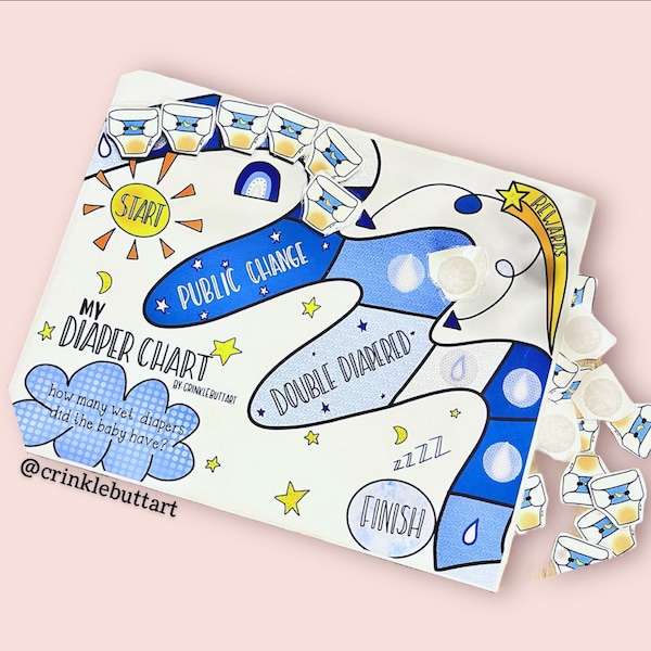 Diaper Training Chart - Etsy Denmark