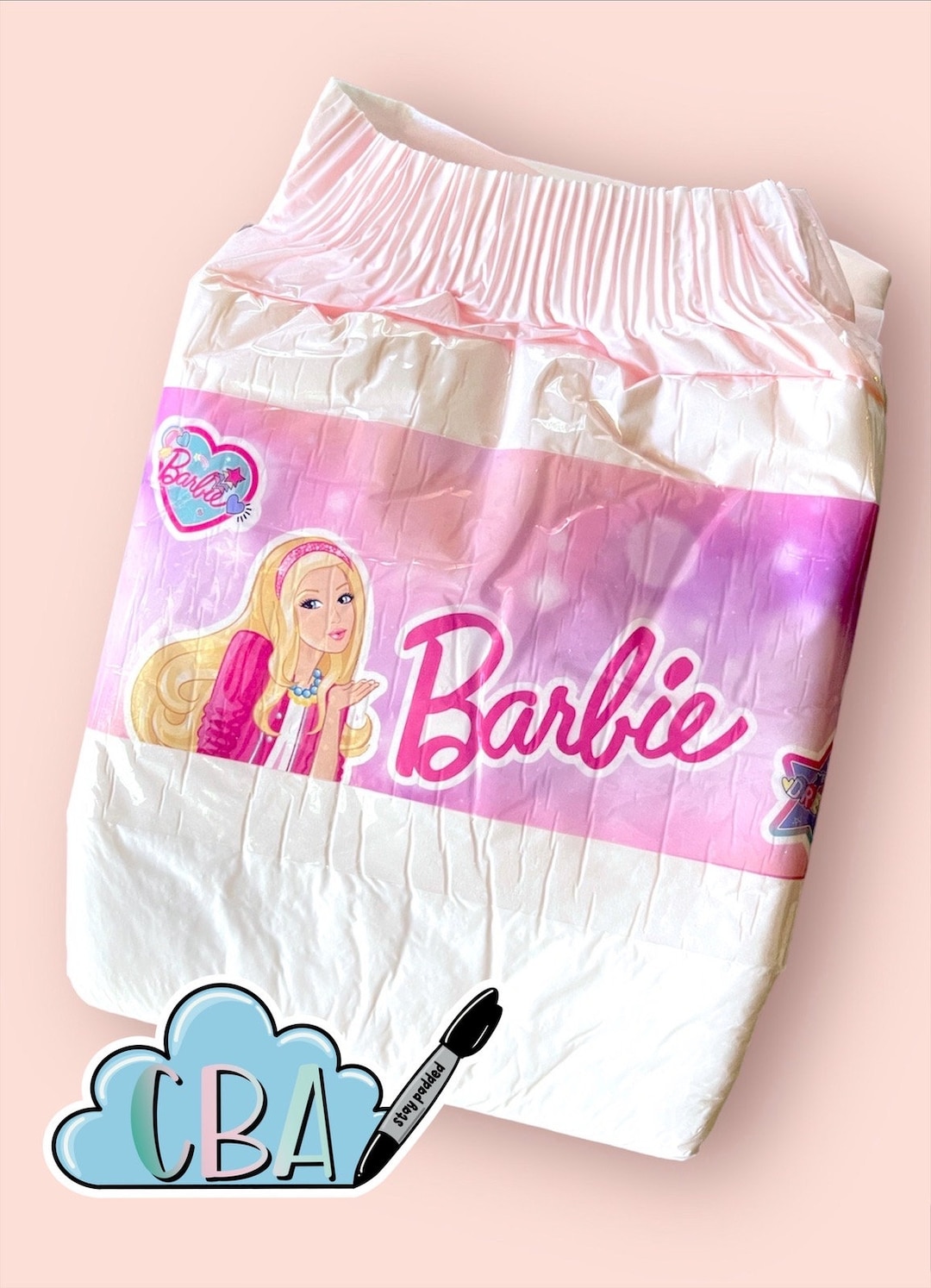ABDL Diaper Tapes “barbie” - Etsy